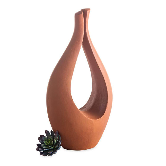 VivaTerra Zen Clay Modern Sculpture | Perigold